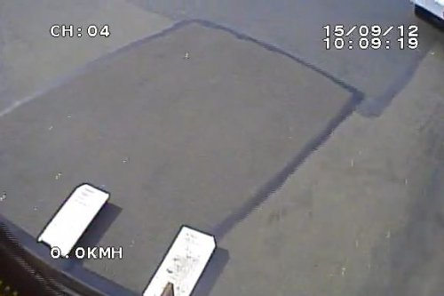 Industrial Forklift Dash Mounted DVR video 4-camera recorder